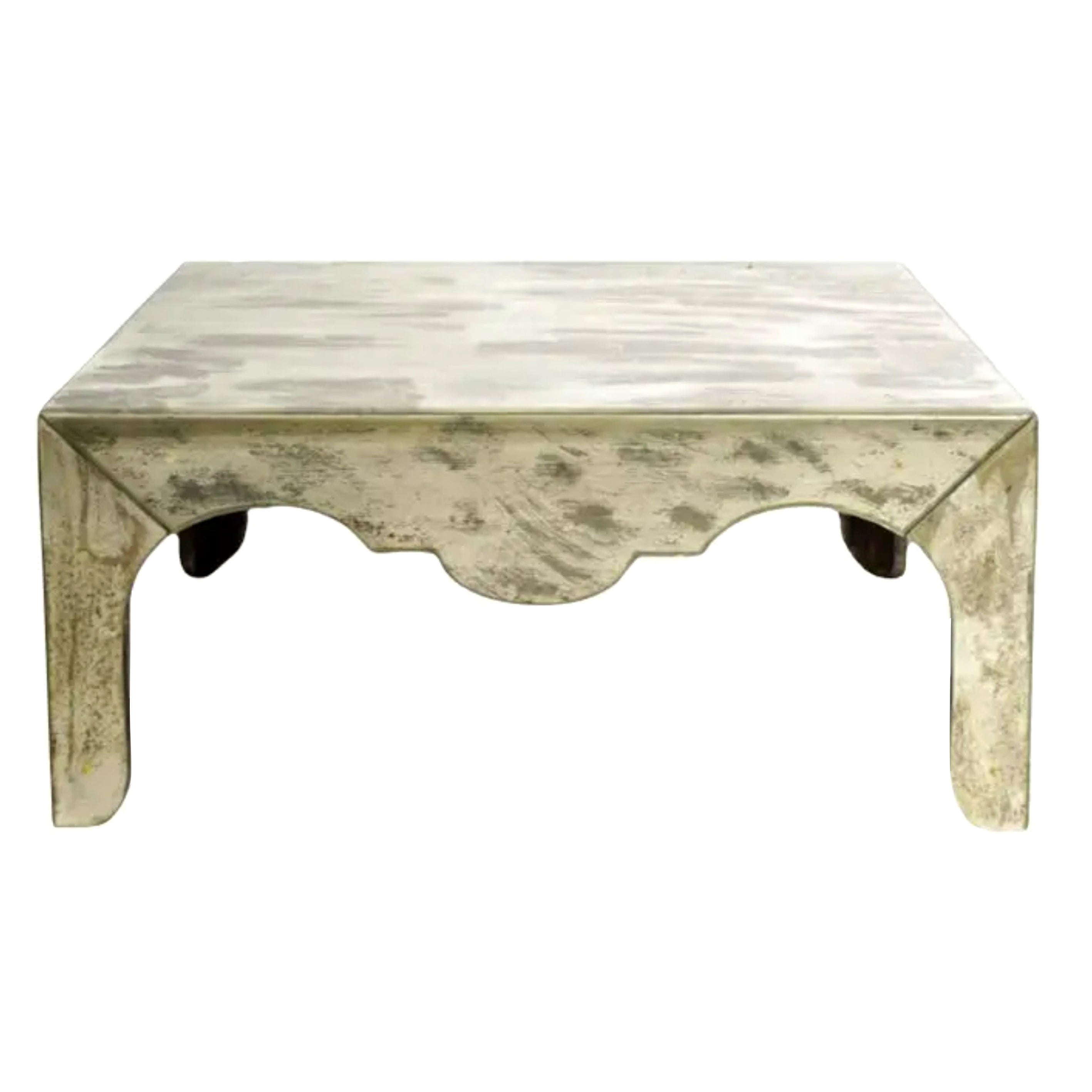 Black and Gold Chinoiserie Cocktail Coffee Cocktail or Tea Table at ...