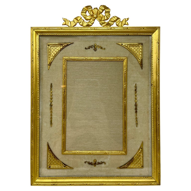 Antique French Louis XV Bronze D' Ore Desktop Picture Frame, Circa 1880 ...