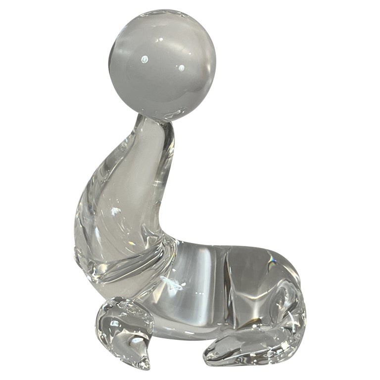 Sea Lion 1965 James Houston design for Steuben Glass animalist ...