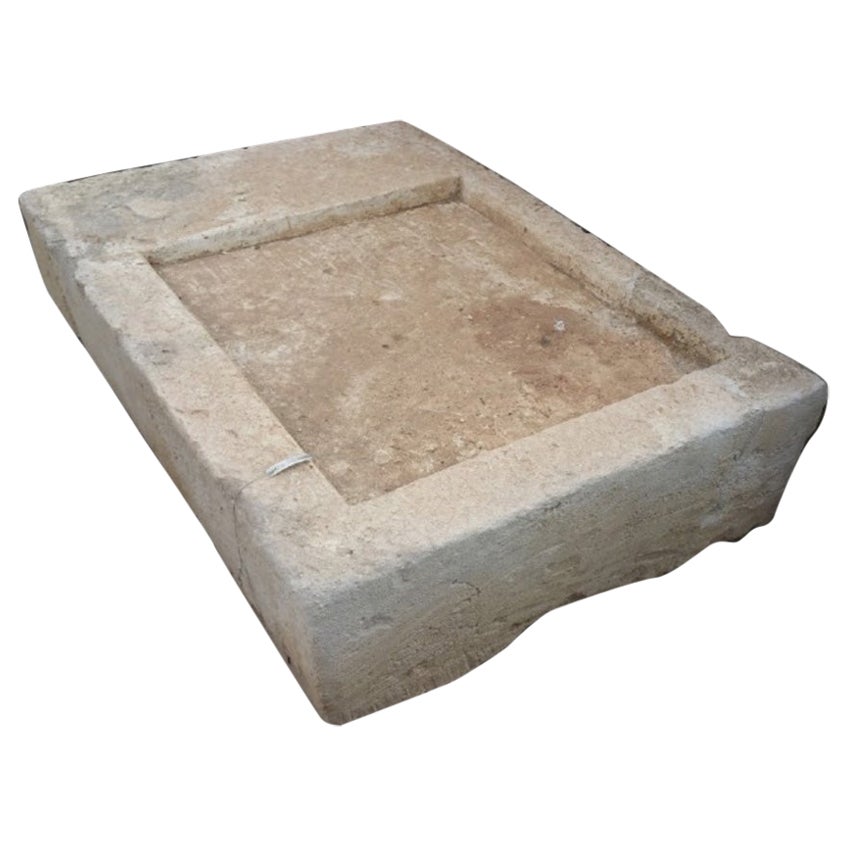 Antique Stone Basin For Sale at 1stDibs | antique limestone sink