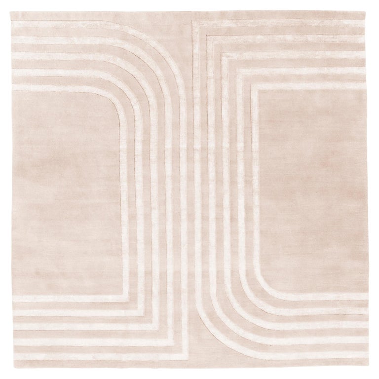 Handknotted Wool Rug Rilievo 03 by TIGMI For Sale at 1stDibs