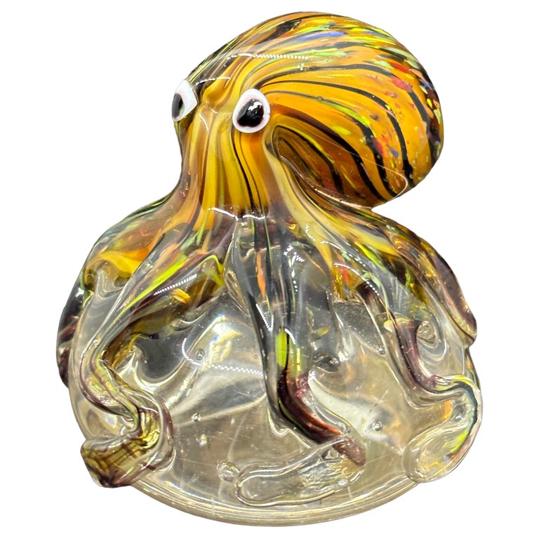 Gorgeous Murano Italian Art Glass Giant Octopus Paperweight, Italy ...