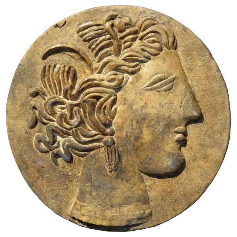 Stone Round of Lysimachus, Statere, Late 19th Century For Sale at 1stDibs