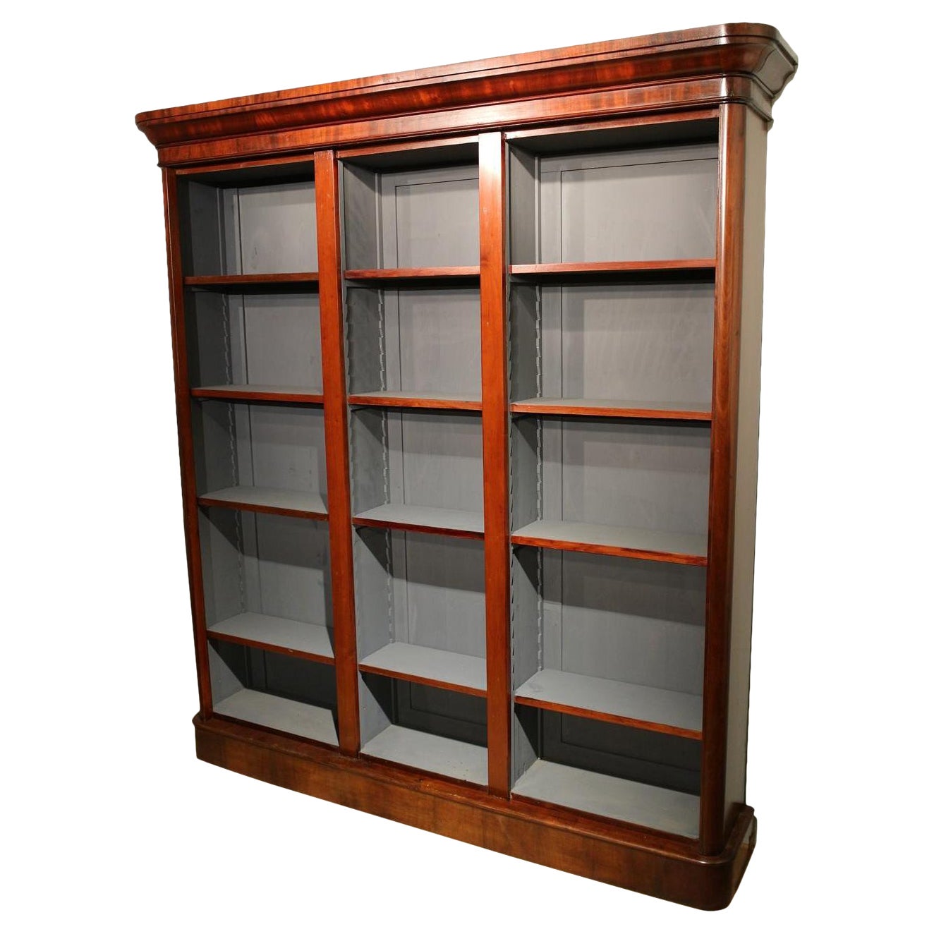 Antique Open Bpookcase For Sale at 1stDibs