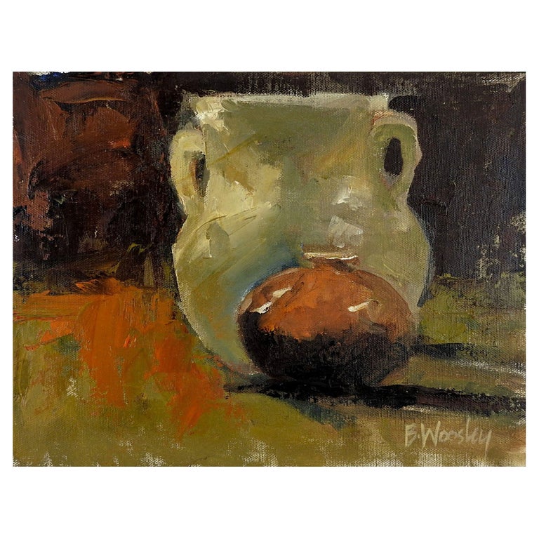Still Life of Pottery Painting by Brigitte Woosley For Sale at 1stDibs