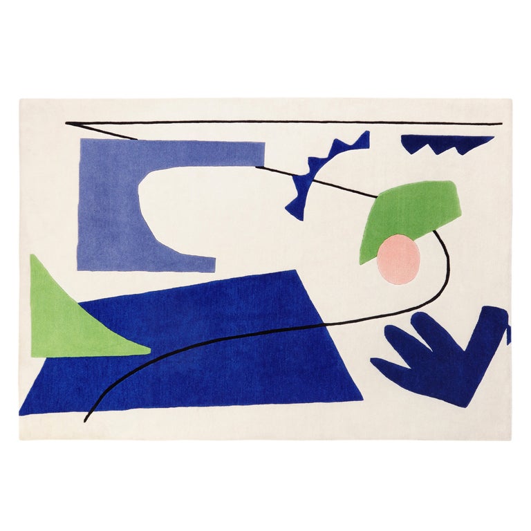 Hand Knotted Wacky Rug by Hatsu For Sale at 1stDibs