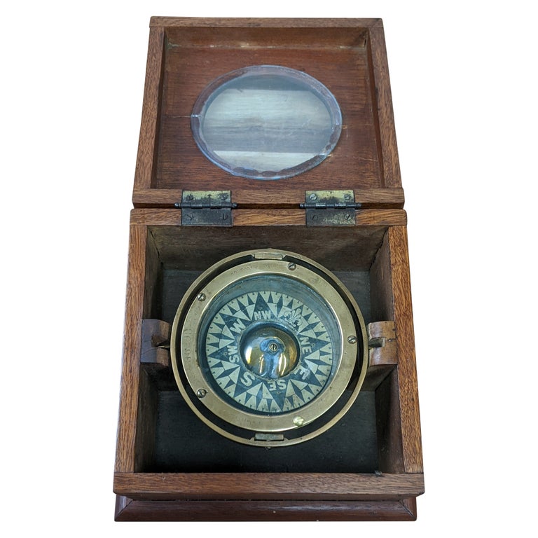 Début du 19ème siècle Antique E.S. Compas en laiton Ritchie En vente ...