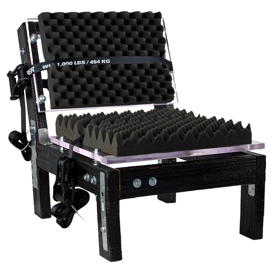 Spencer Daly for Apart. 1007 Yakisugi-Charred Douglas Fir Lounge Chair ...