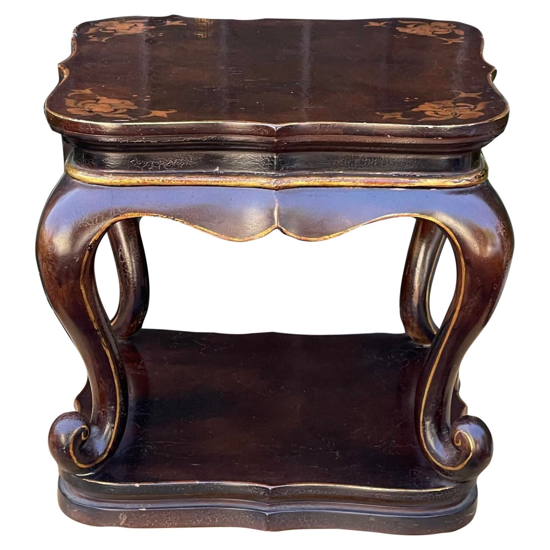 Chinese Carved Giltwood and Lacquered Console Prayer Table For Sale at ...