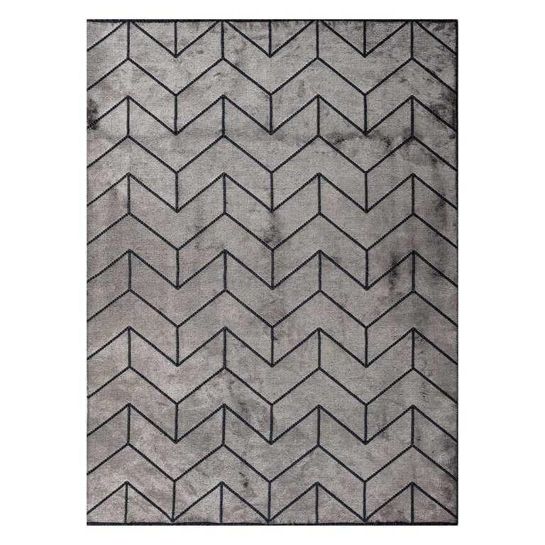Customizable Rapture 3150 Large Chevron Luxury Area Hand-Finished Rug ...