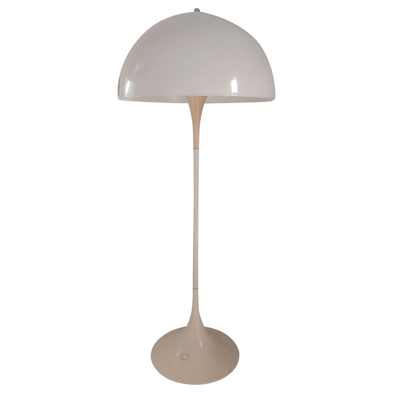 Verner Panton Lampadaire Panthella blanc vintage, Louis Poulsen ...