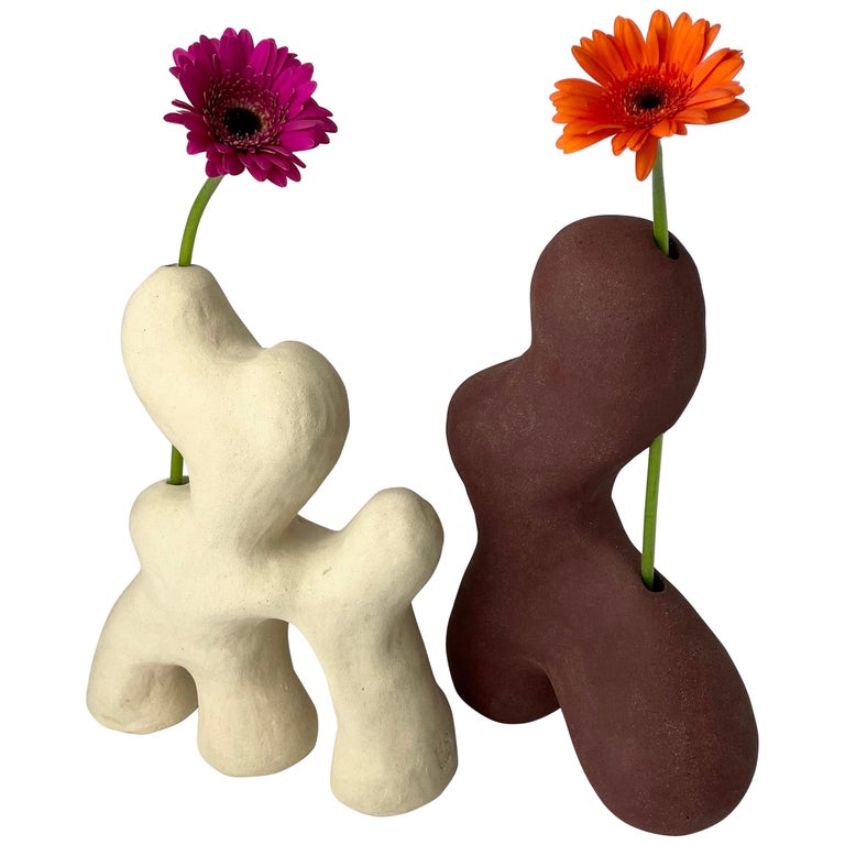 Set of Sculptural Vases by Hs Studio For Sale at 1stDibs
