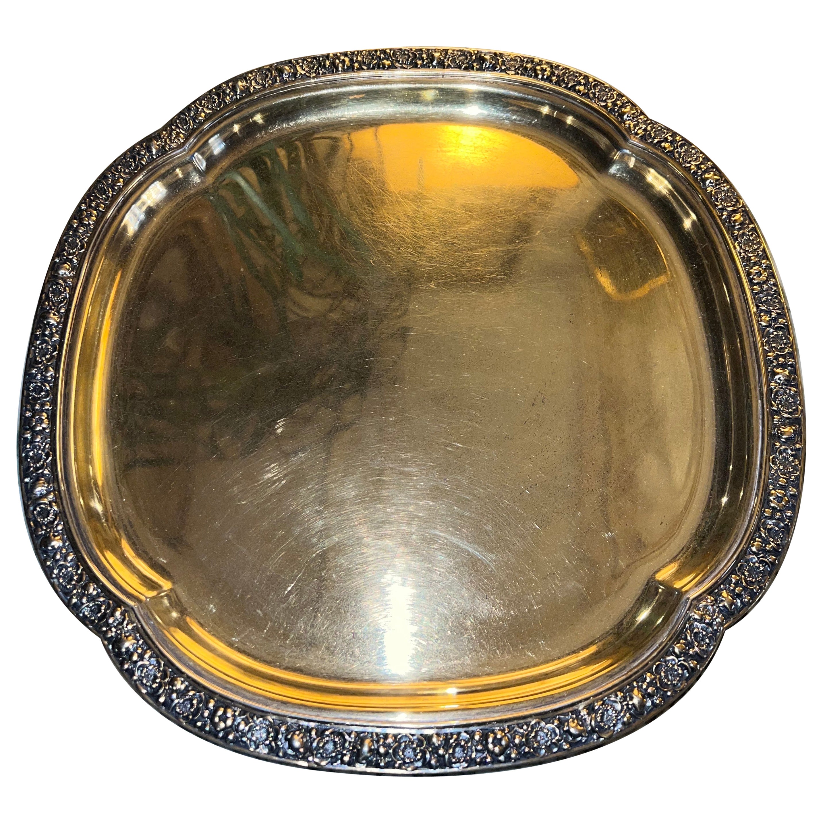 Pretty Repousse Sterling Silver Beaker by Contemporary New York Maker ...