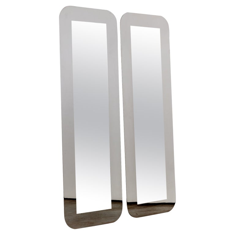 Mirolunga steel frame full length mirrors by Giuliana Gramigna For Sale ...