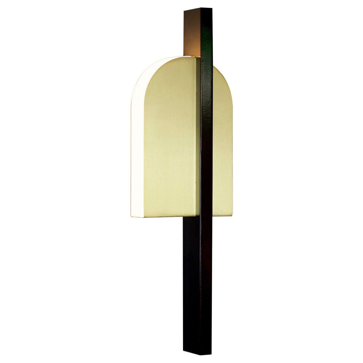 Bronze "Stadium" Wall Light, Square in Circle For Sale at 1stDibs ...