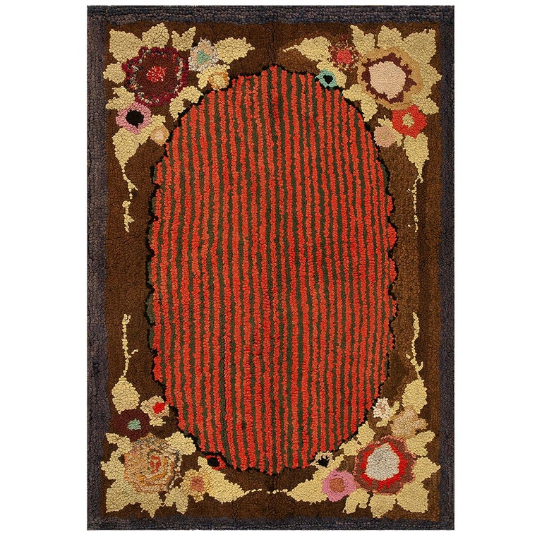 Early 20th Century American Hooked Rug ( 2'3" x 3' - 68 x 92 ) For Sale ...