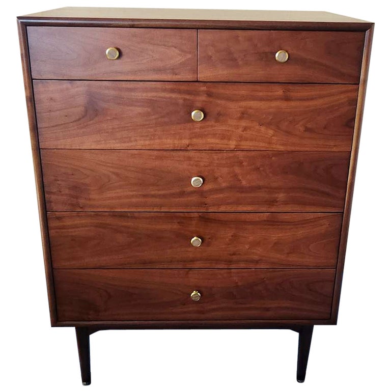 Drexel Declaration by Kipp Stewart Highboy Dresser For Sale at 1stDibs