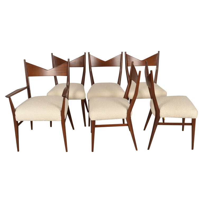 Paul McCobb Dining Chairs, Set of Six, Fully Restored For Sale at 1stDibs