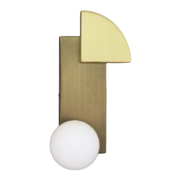 Quadrant and Sphere Wall Light by Square in Circle For Sale at 1stDibs