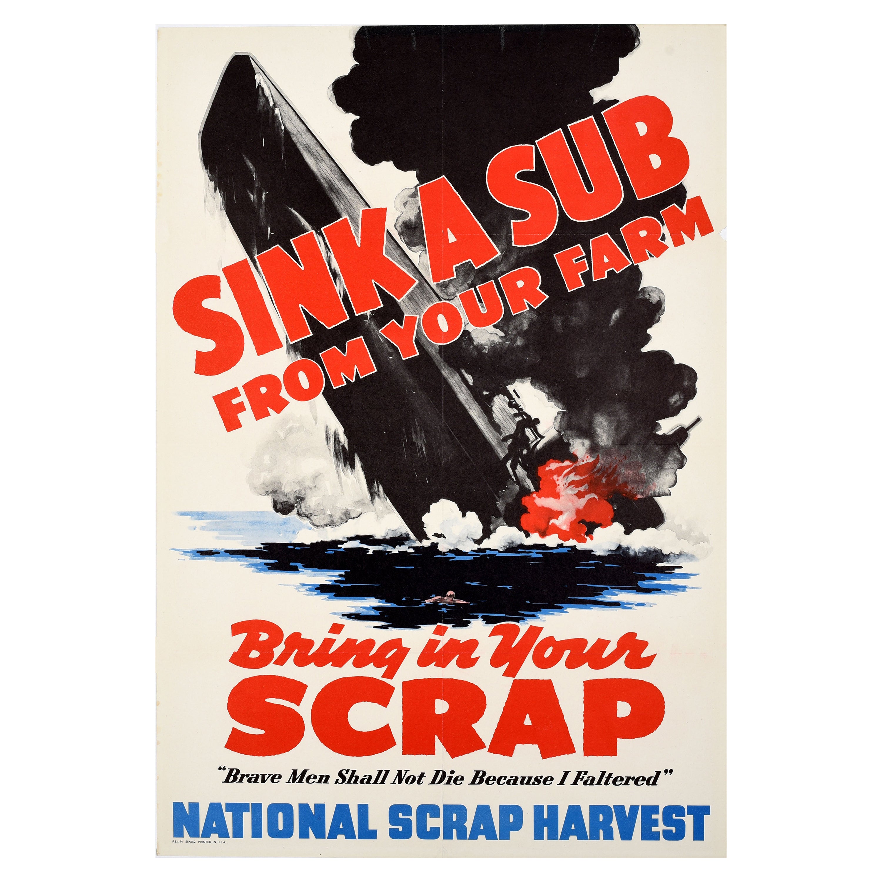 Original Vintage Soviet Poster Collect Scrap Metal Construction USSR ...