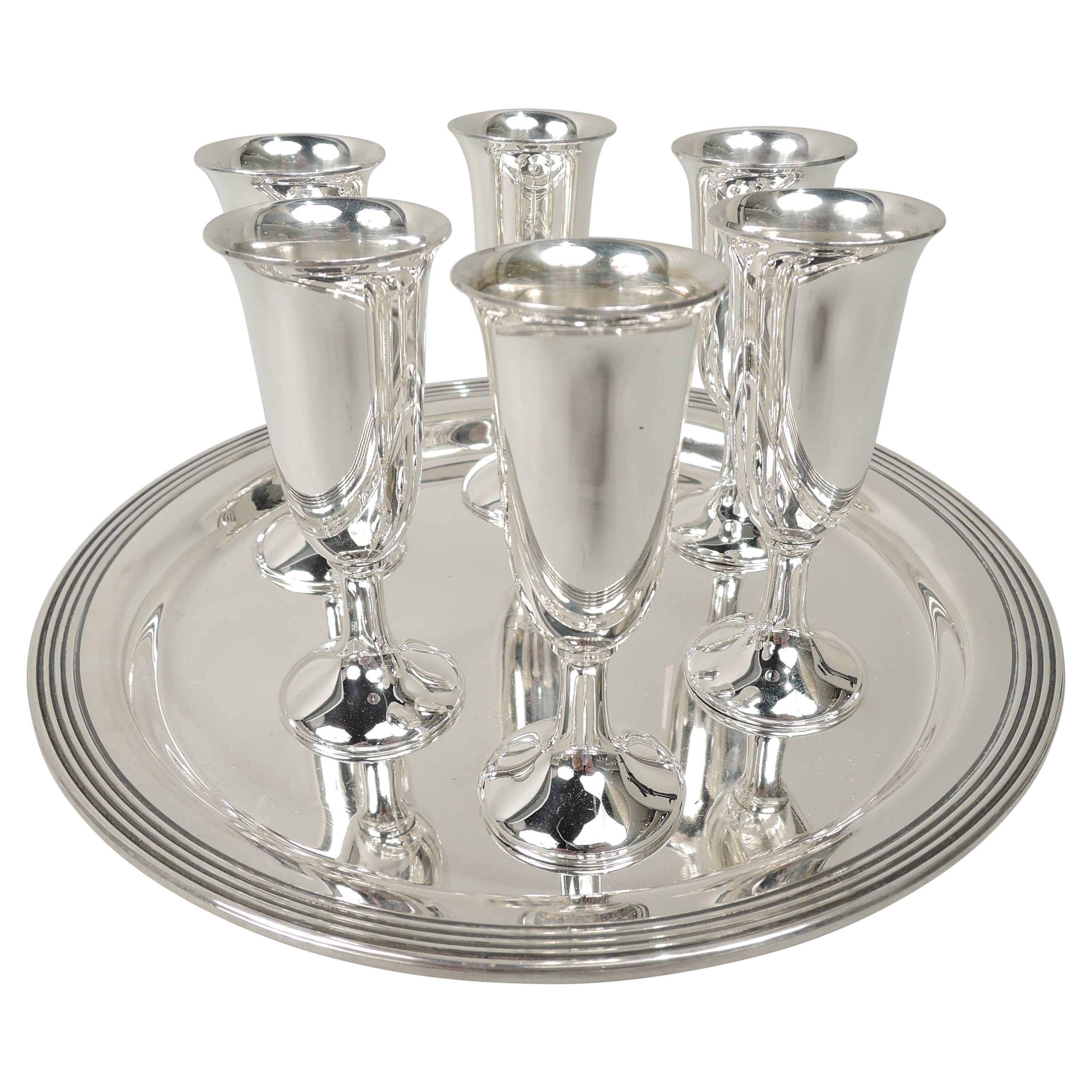 Sterling silver 'bar set' by Cartier, c. 1930 at 1stDibs