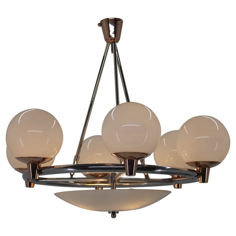 Representative Large Art Deco Chandelier, 1930s For Sale at 1stDibs