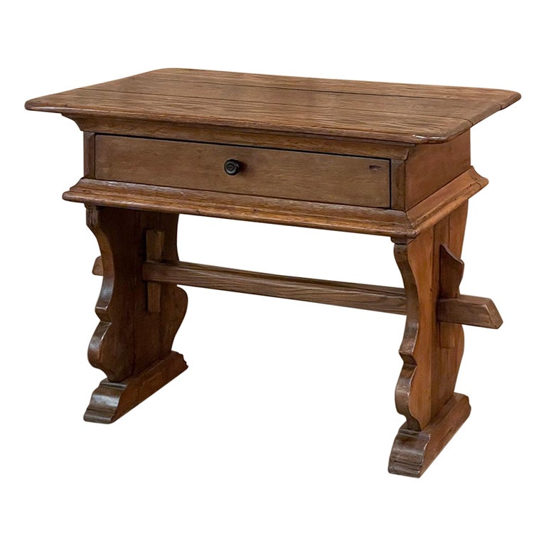 Rustic Mid-19th Century Spanish End Table For Sale at 1stDibs