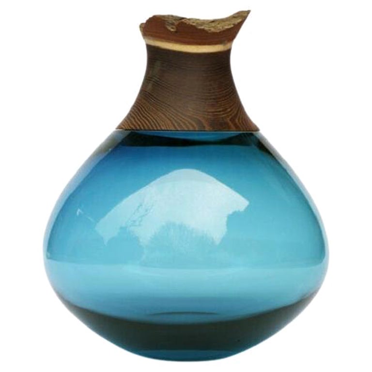 Small Blue Green Pisara Stacking Vessel, Pia Wüstenberg For Sale at 1stDibs