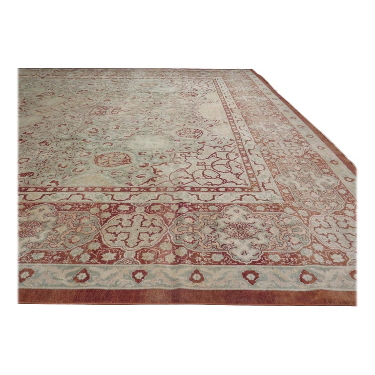 Antique Amritsar Carpet, India, 1890s For Sale at 1stDibs
