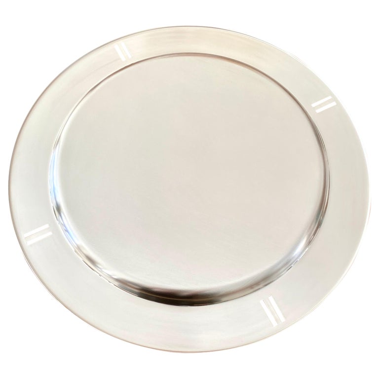 Richard Meier Silverplated Tray for Swid Powell For Sale at 1stDibs