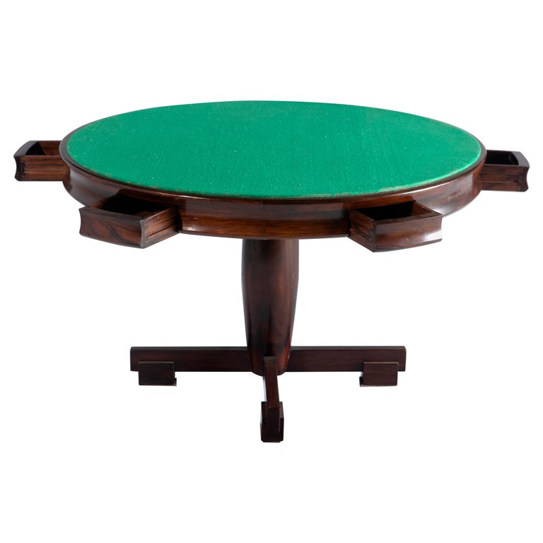 Mid-Century Modern Game Table with Reversible Top by Sergio Rodrigues ...