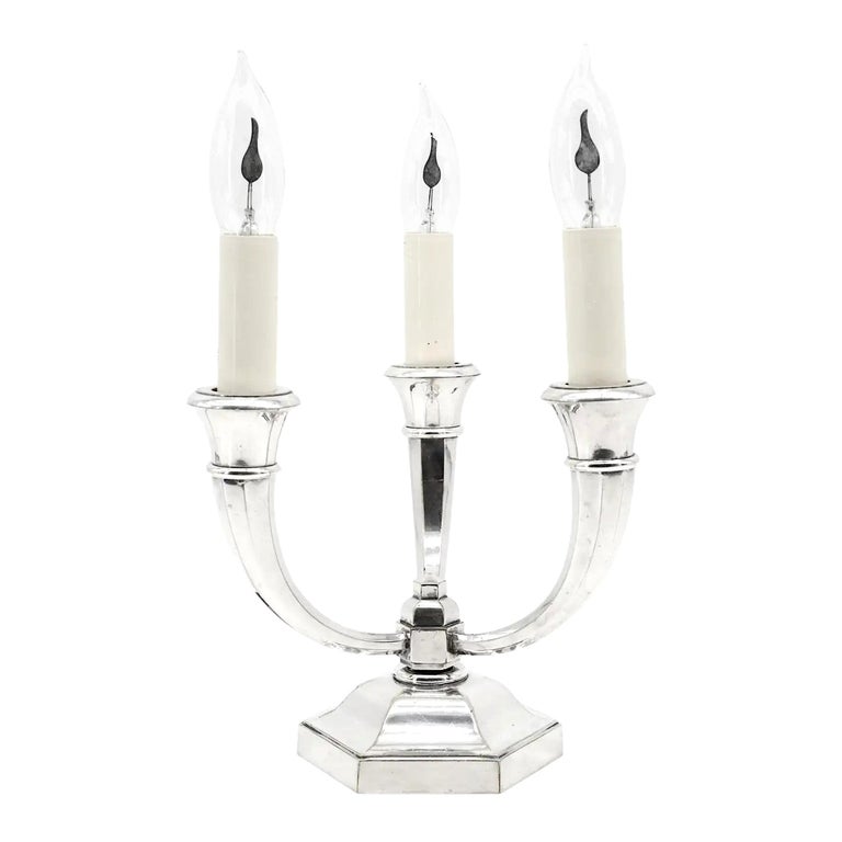 French, Art Deco Bronze Candelabra, 1930 For Sale at 1stDibs