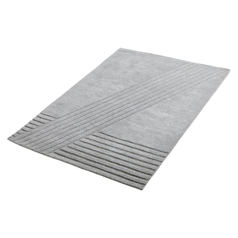Grey Kyoto Rug III by Ad Miller For Sale at 1stDibs