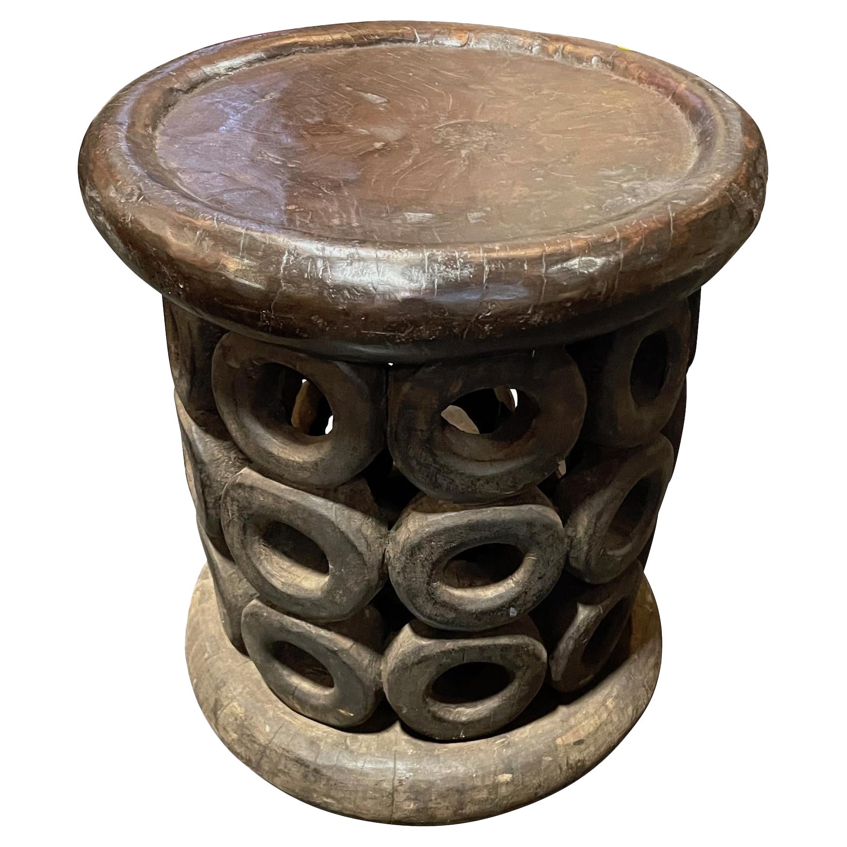 Carved African Tonga 'Chigaro' Stool at 1stDibs | tonga stool