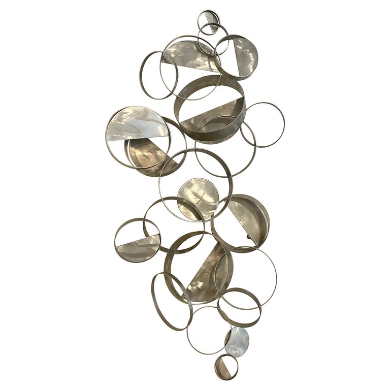 Curtis Jere "Floating Rings" Sculpture For Sale at 1stDibs
