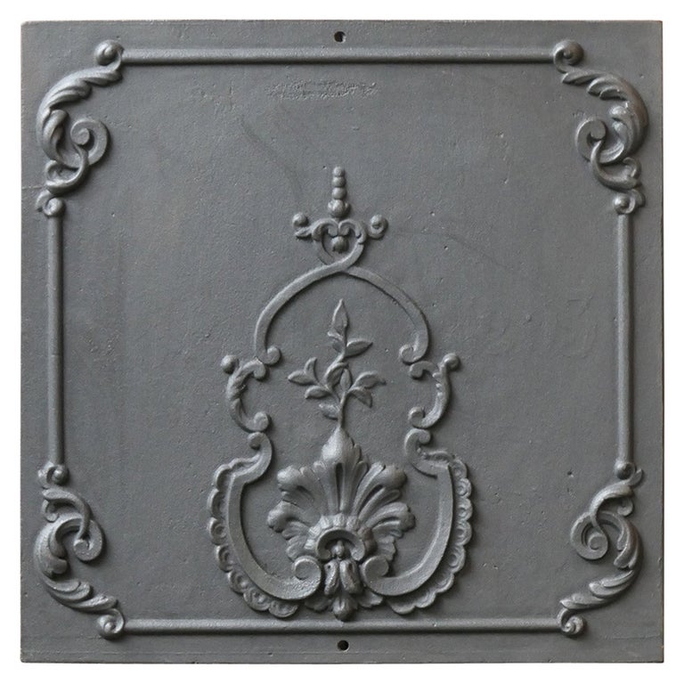 French Neoclassical Fireback For Sale at 1stDibs
