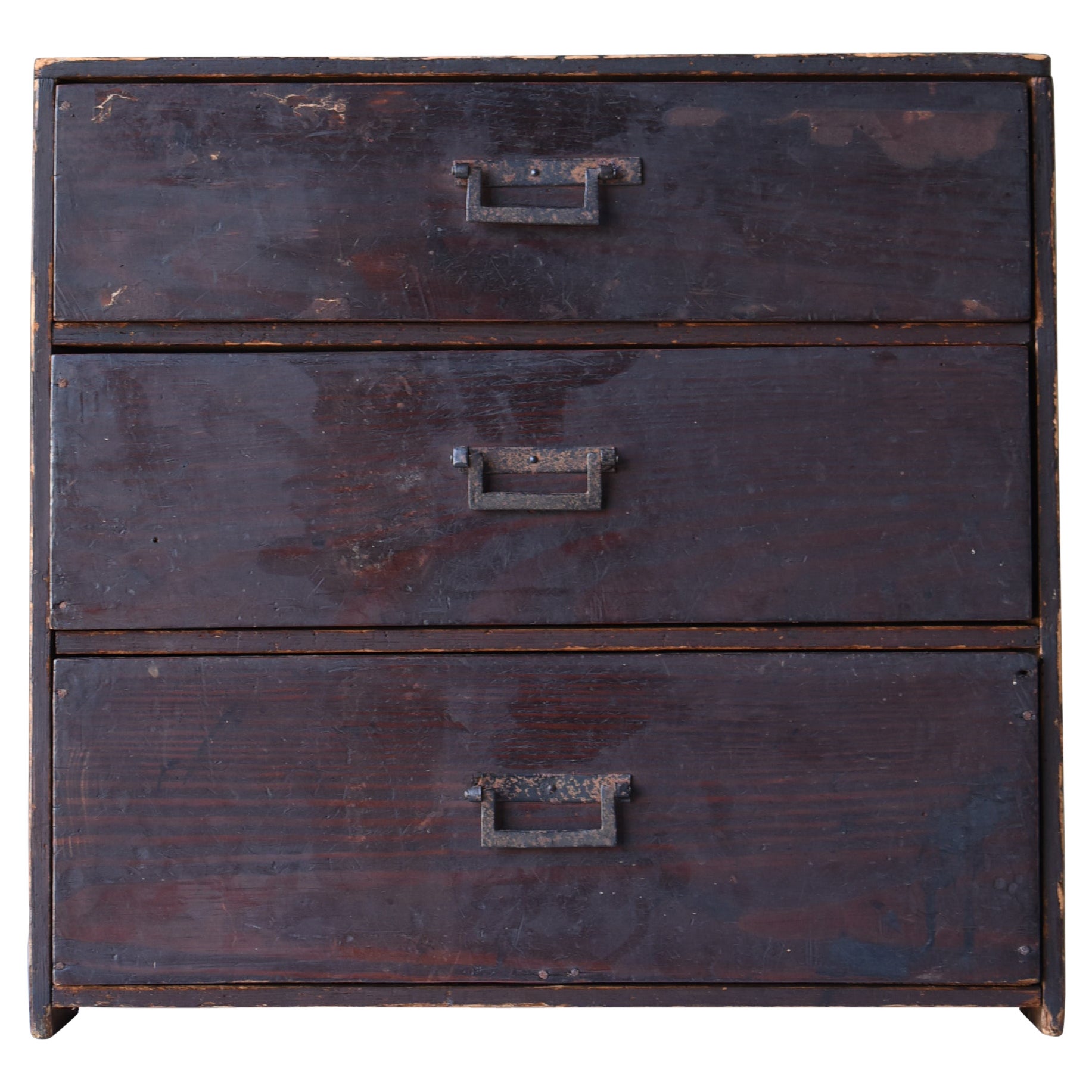 Japanese Old Wooden Box 1860-1920/Antique Storage Sofa Table Tansu ...