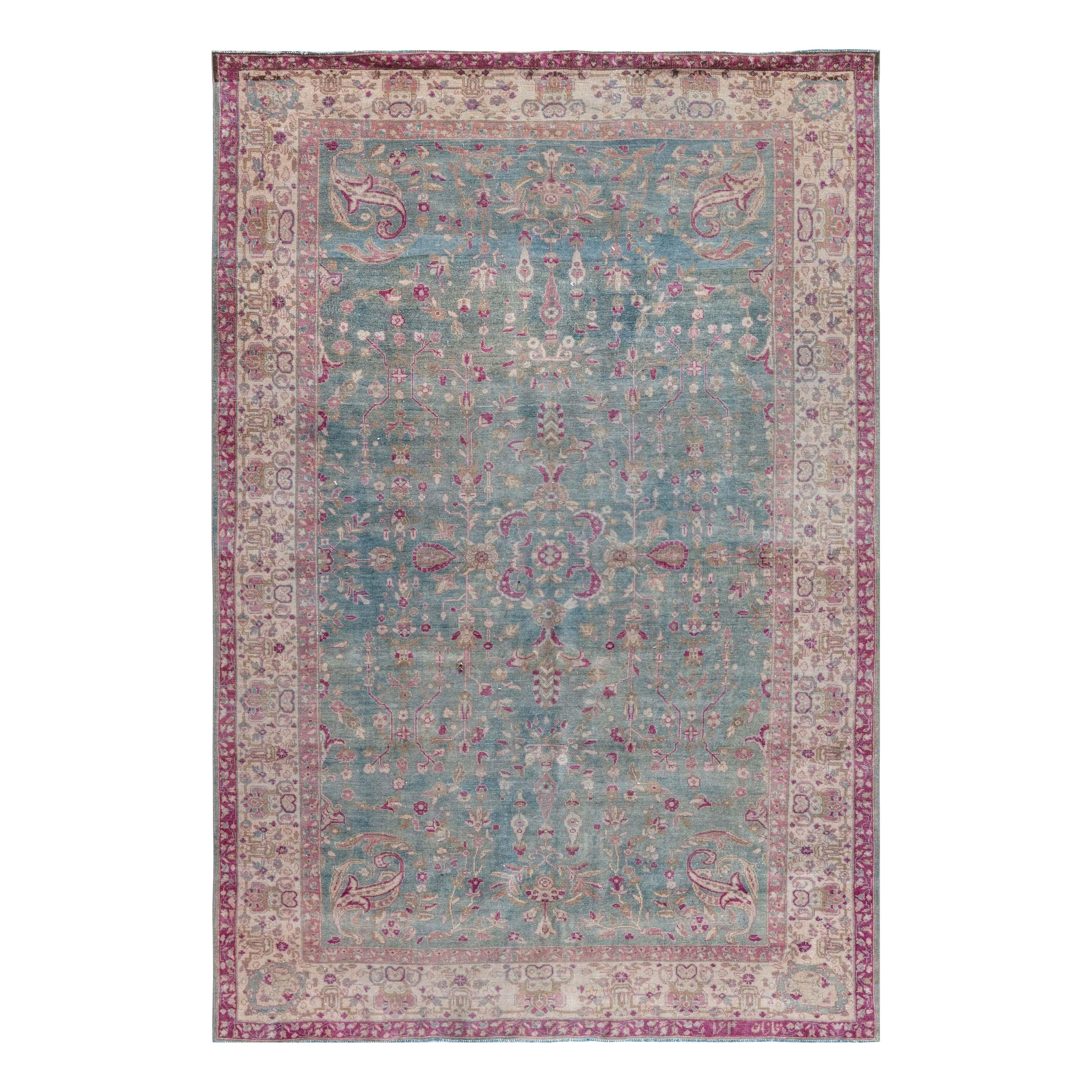 Doris Leslie Blau Collection Antique Persian Kirman Brown Rug For Sale ...