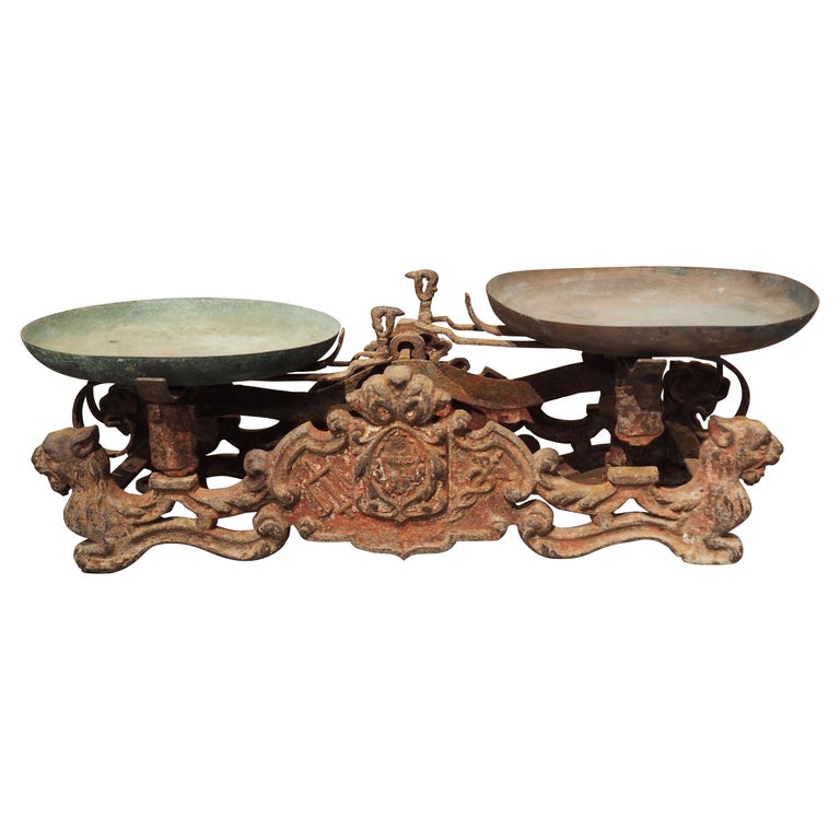 Antique Cast Iron Pharmacy Scale from Spain, 19th Century For Sale at ...