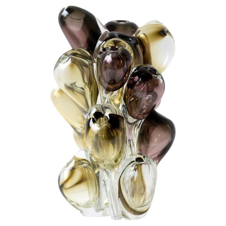 Bloom Glass Sculpture Medium by SkLO For Sale at 1stDibs