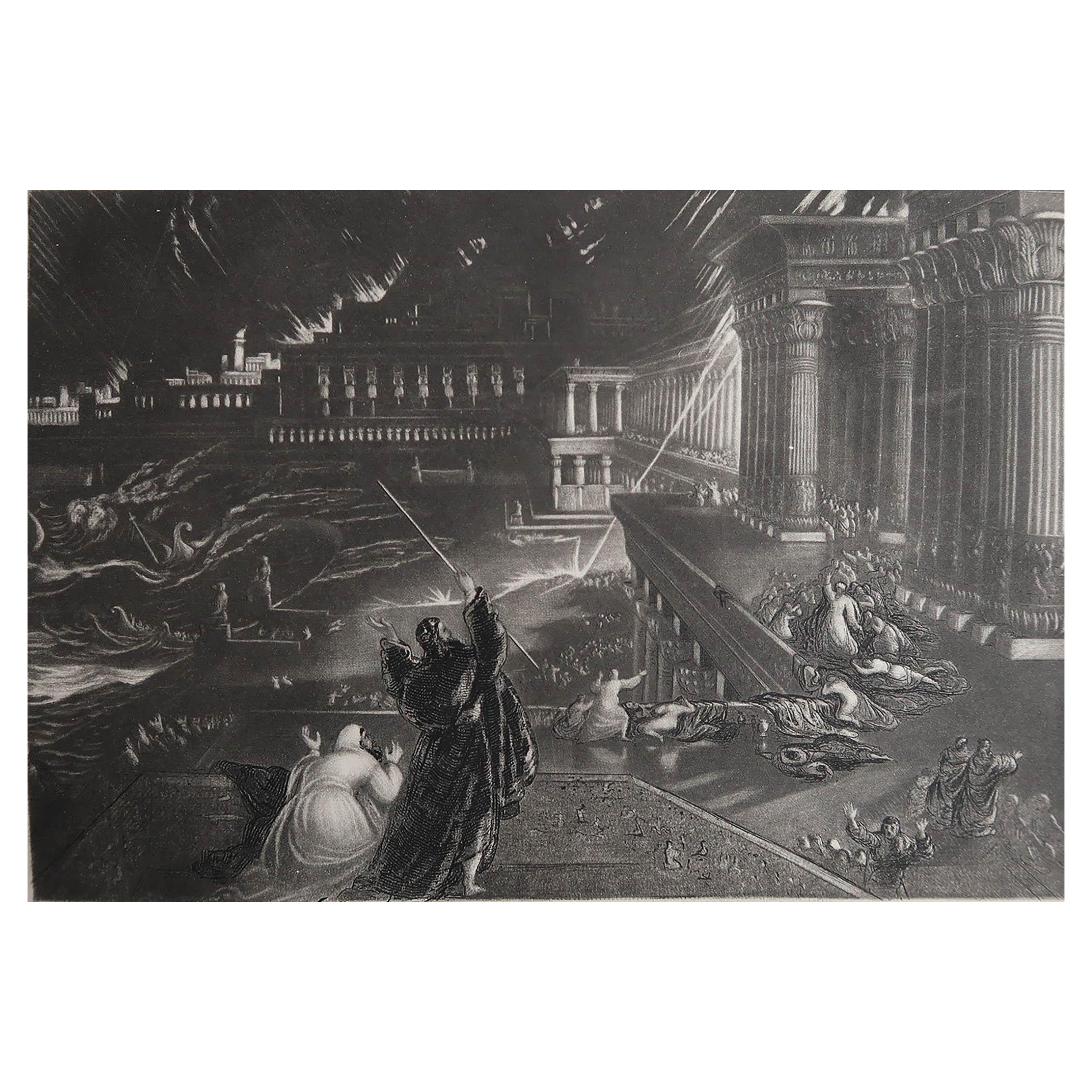 John Martin, Satan Tempting Eve, Mezzotint, 1827 For Sale at 1stDibs
