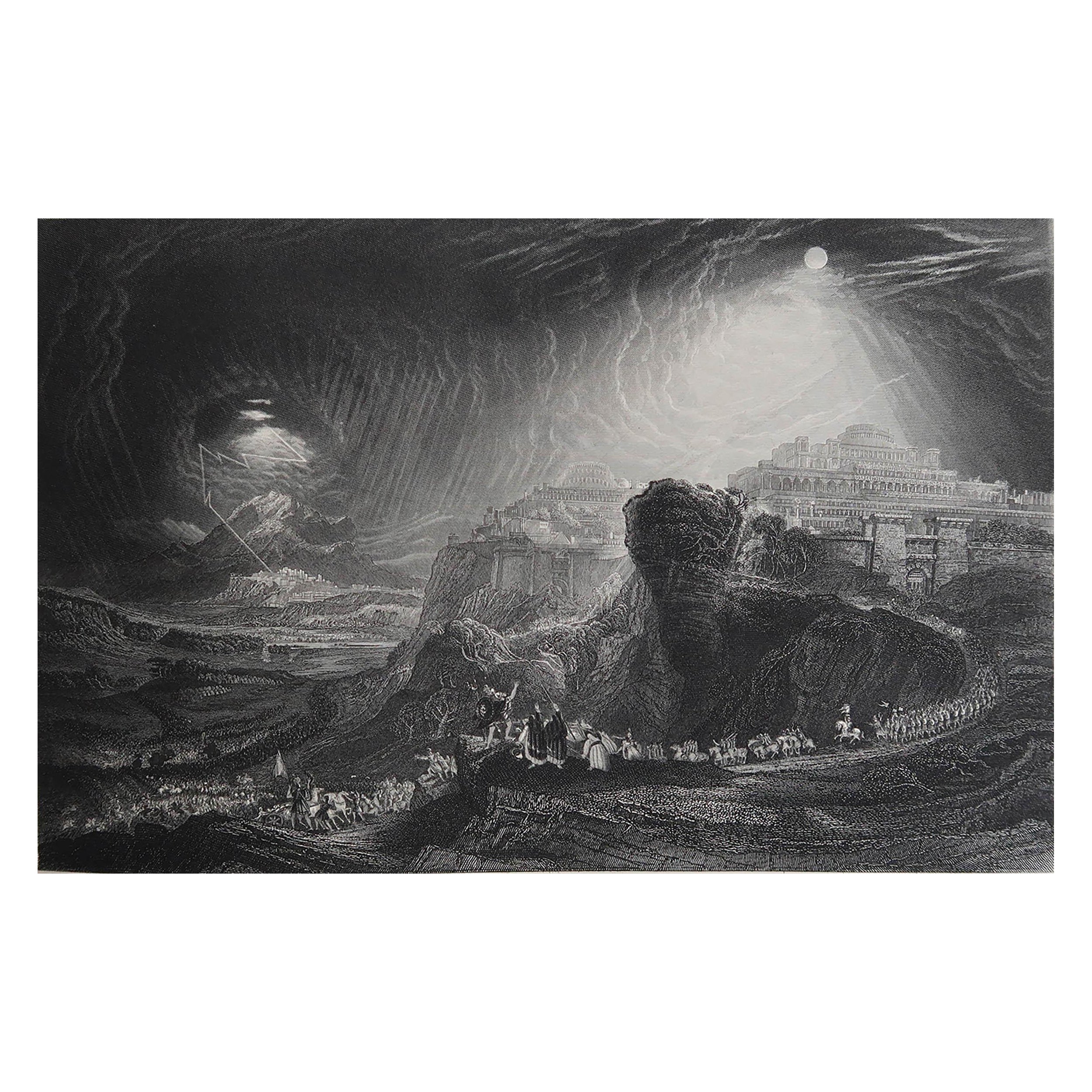 John Martin, Satan Tempting Eve, Mezzotint, 1827 For Sale at 1stDibs