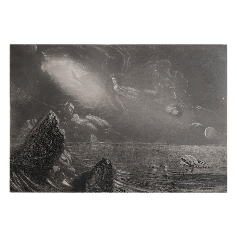 Mezzotint by John Martin, The Creation, Sangster, circa 1850 For Sale ...