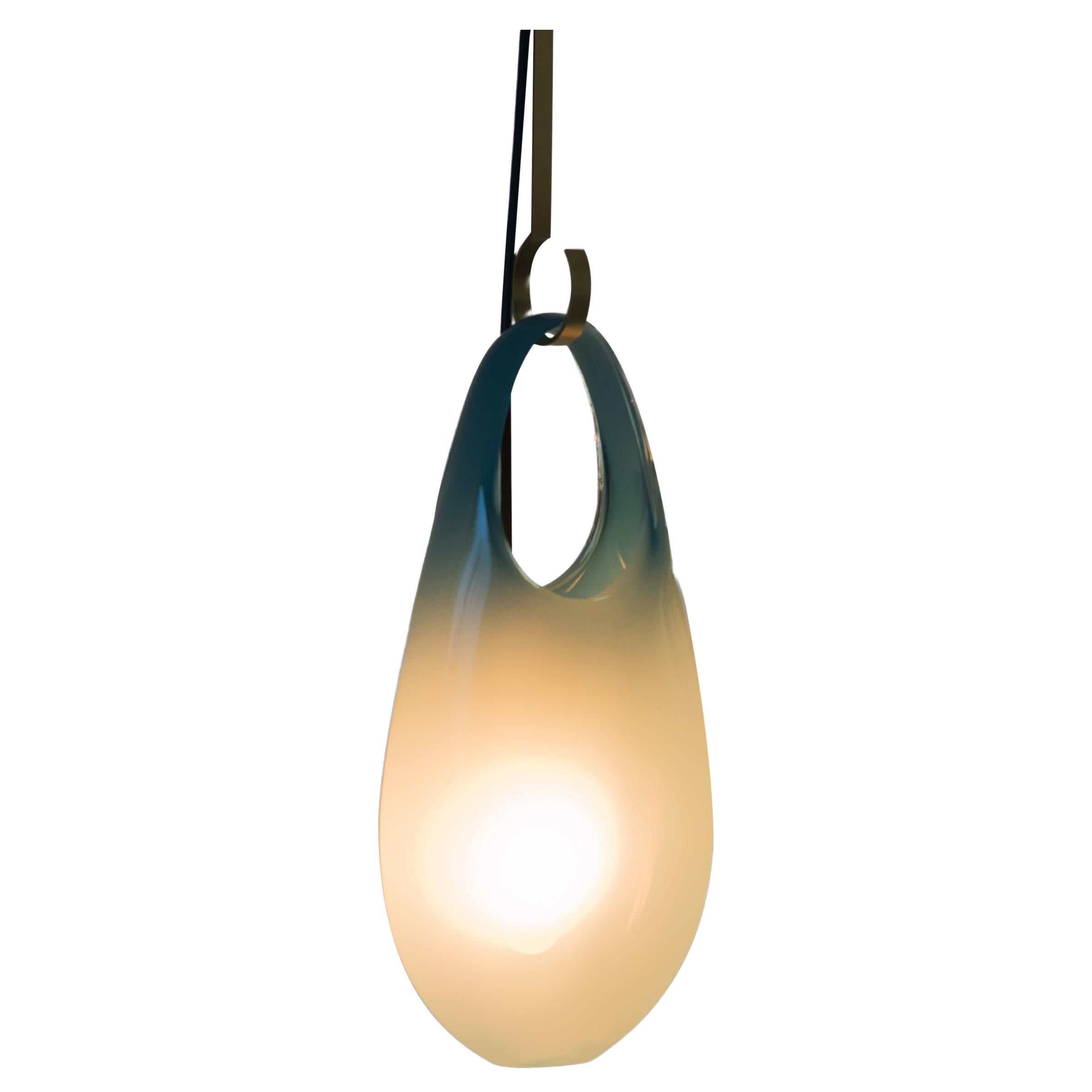 Large New Blue Hold Wall Lamp by SkLO For Sale at 1stDibs