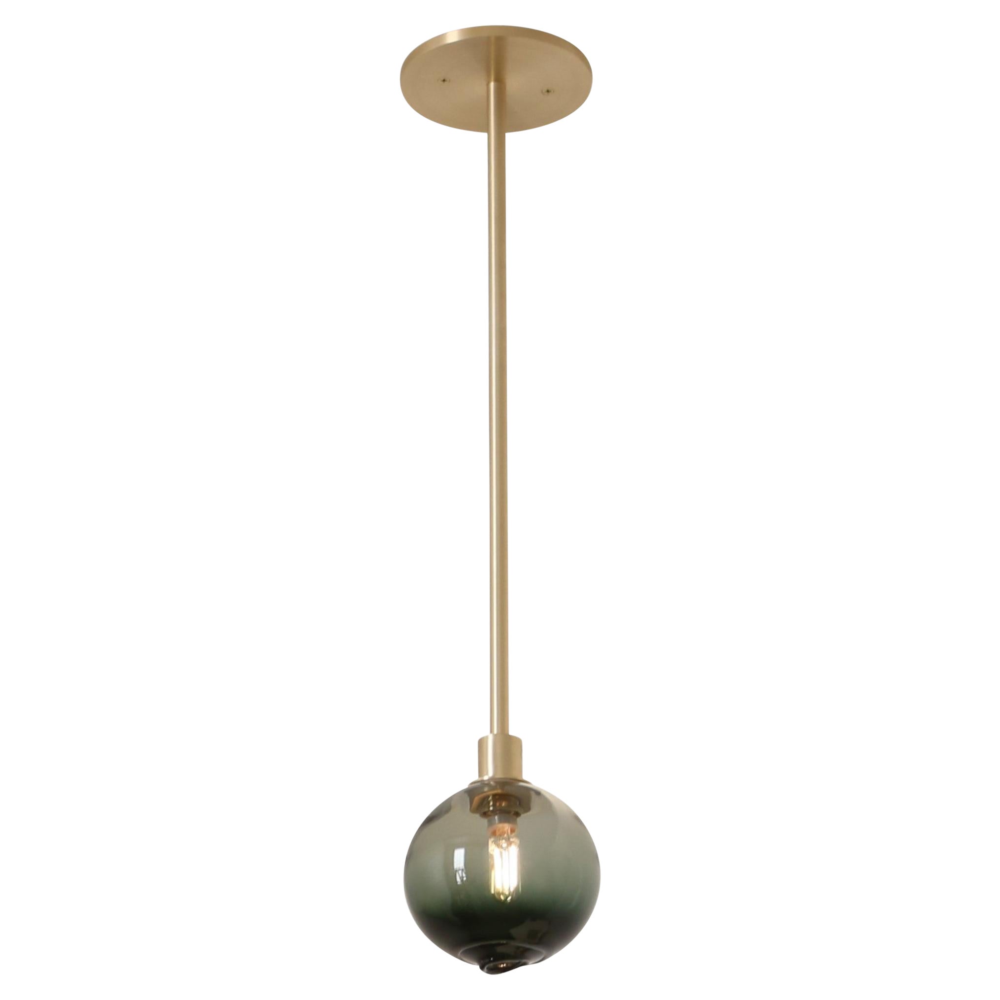 Small Olivin Stem 1X Pendant Lamp by SkLO For Sale at 1stDibs