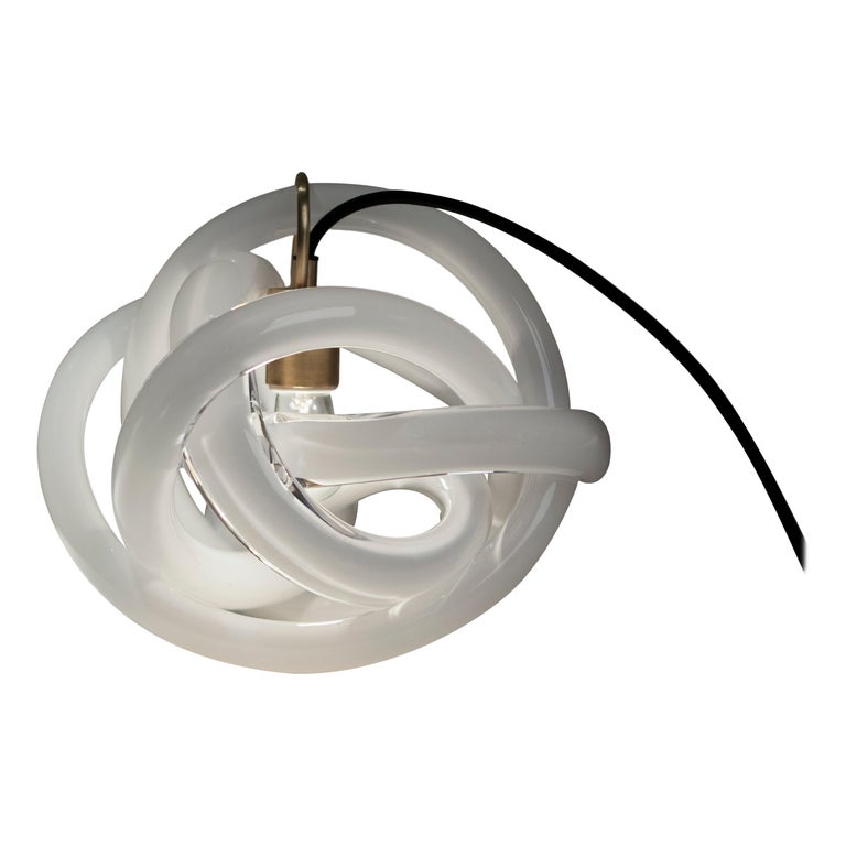 White Wrap Table Lamp by SkLO For Sale at 1stDibs