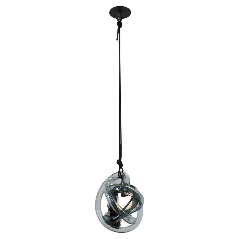 Smoke Wrap Pendant Lamp by Sklo For Sale at 1stDibs