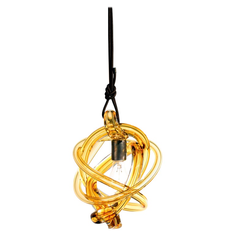 Amber Wrap Pendant Lamp by SkLO For Sale at 1stDibs