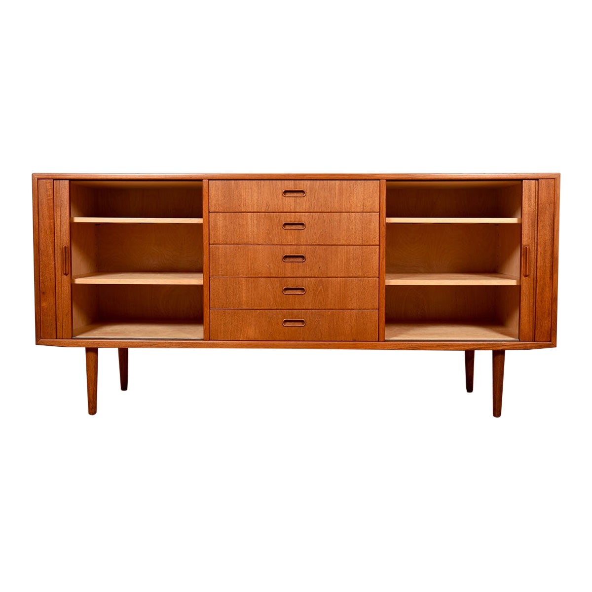 Arne Vodder 4-Drawer Cabinet in Teak at 1stDibs