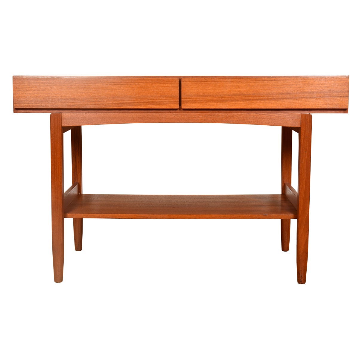 Danish Modern Rosewood Console Table with Tile, Inlay For Sale at ...